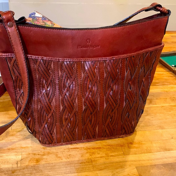 Etienne Aigner | Bags | Vintage Etienne Woven Leather Crossbody | Poshmark